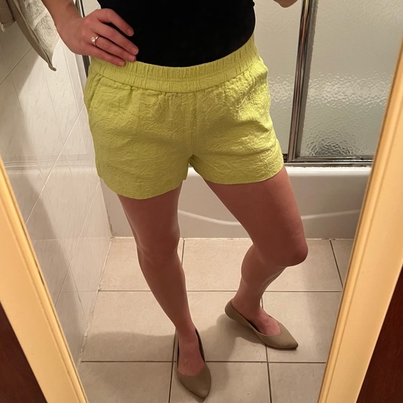J Crew Shorts Jcrew Floral Jacquard Shorts Poshmark